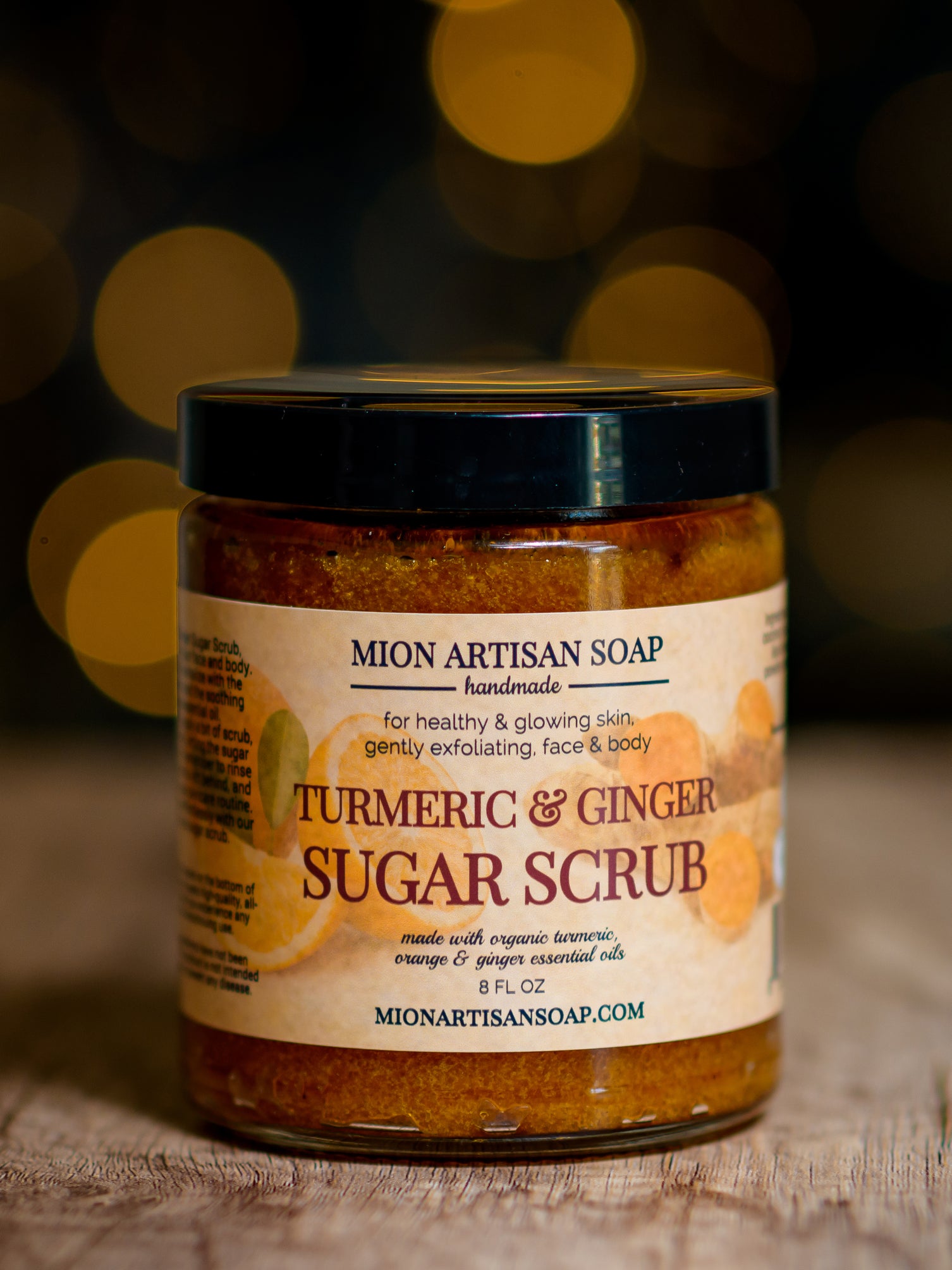Turmeric & Ginger Sugar Scrub | Gentle – MION Artisan Soap Co.